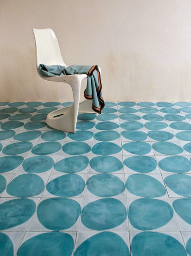 The Mesmerizing Minimalist Tile Floor Designs circle picture