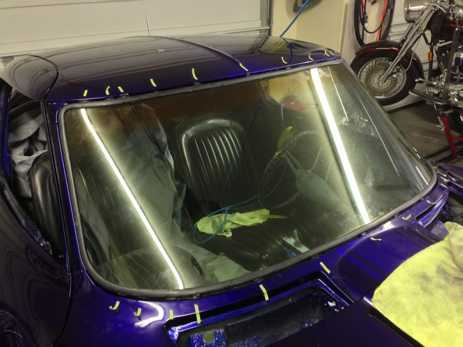 1963 Corvette Sting Ray - Split Window Coupe - Restoration: Windshield ...