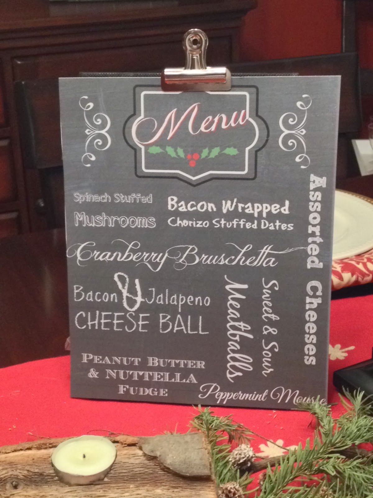 Two It Yourself: DIY Faux Chalkboard Menu Board