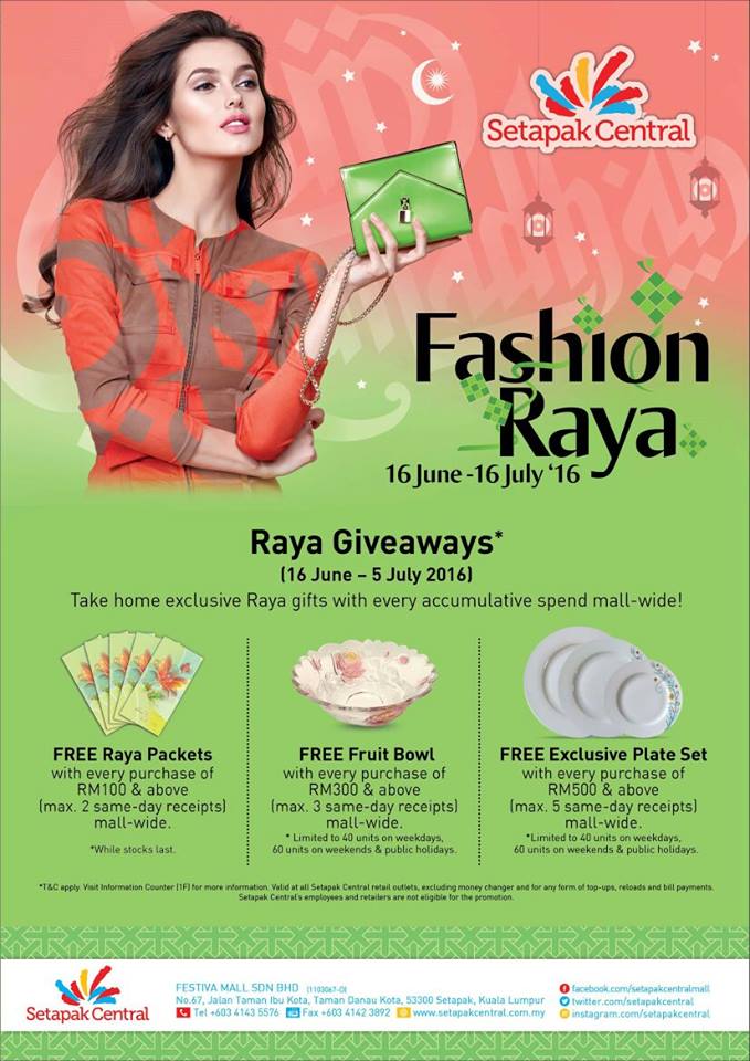 The Beauty Junkie - ranechin.com: Celebrate Hari Raya with “Fashion ...