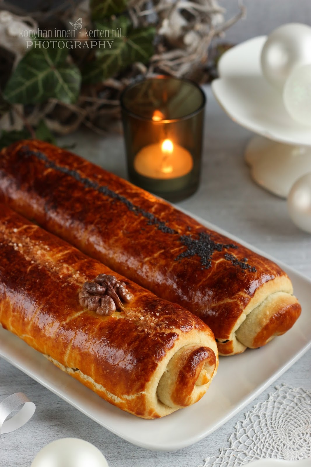 ...konyhán innen - kerten túl...: "Karácsonyi" bejgli