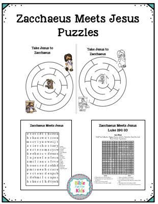 Bible Fun For Kids: Zacchaeus Meets Jesus