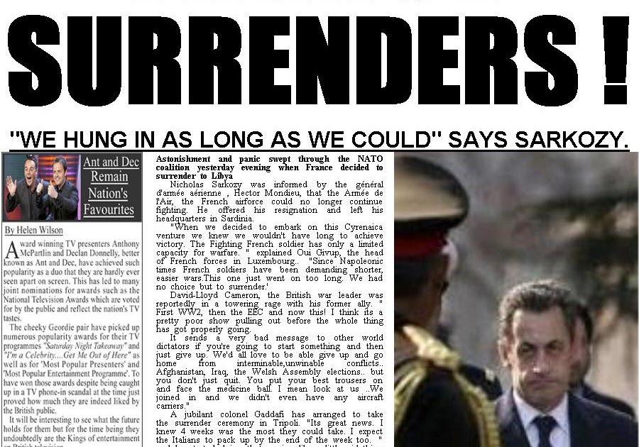 Capitalists@Work: France Surrenders!