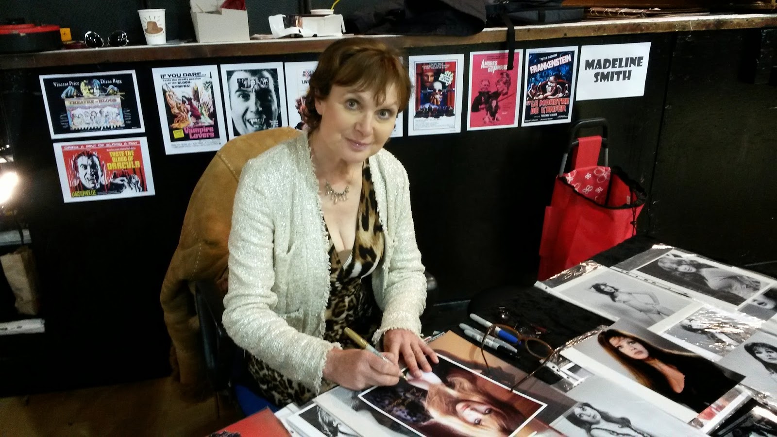 Midnight Media Stuff: MADELINE SMITH SIGNING AT CAMDEN FILM FAIR - 3rd ...