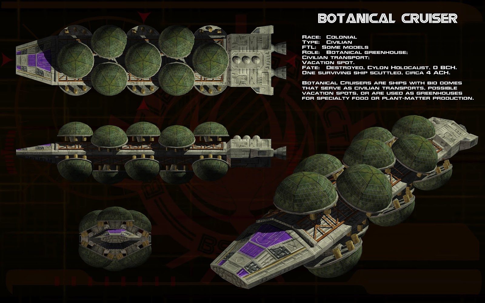 Battlestar Galactica & Caprica on Facebook: BSG Fleet Ships Overview