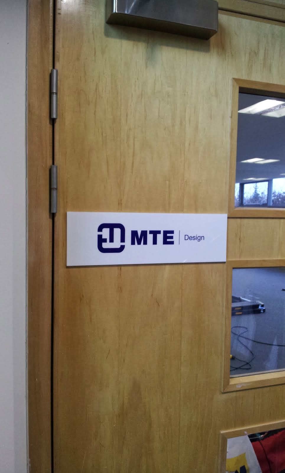 The Green I Signs Blog: White perspex door signs supplied & fitted by ...