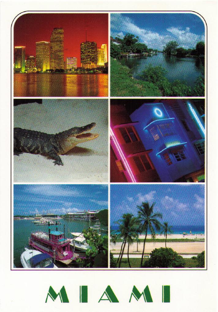 POSTCARD EXCHANGE: USA - Miami