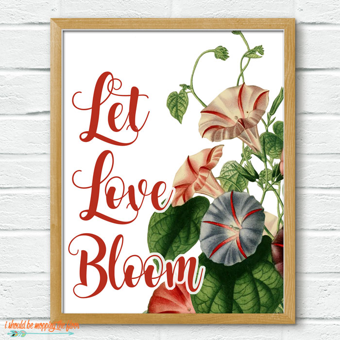 i should be mopping the floor: Email Exclusive: Let Love Bloom