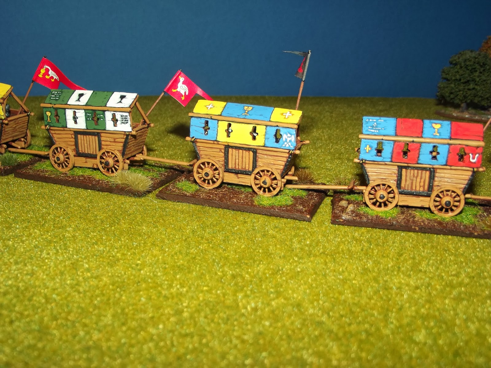 Hart of War Figure Painting and Basing Service: HUSSITE WARWAGONS