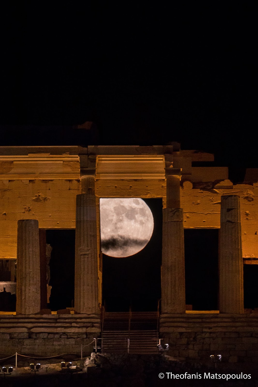 Theofanis N. Matsopoulos : Super Full Moon Over Acropolis 14/11/2016
