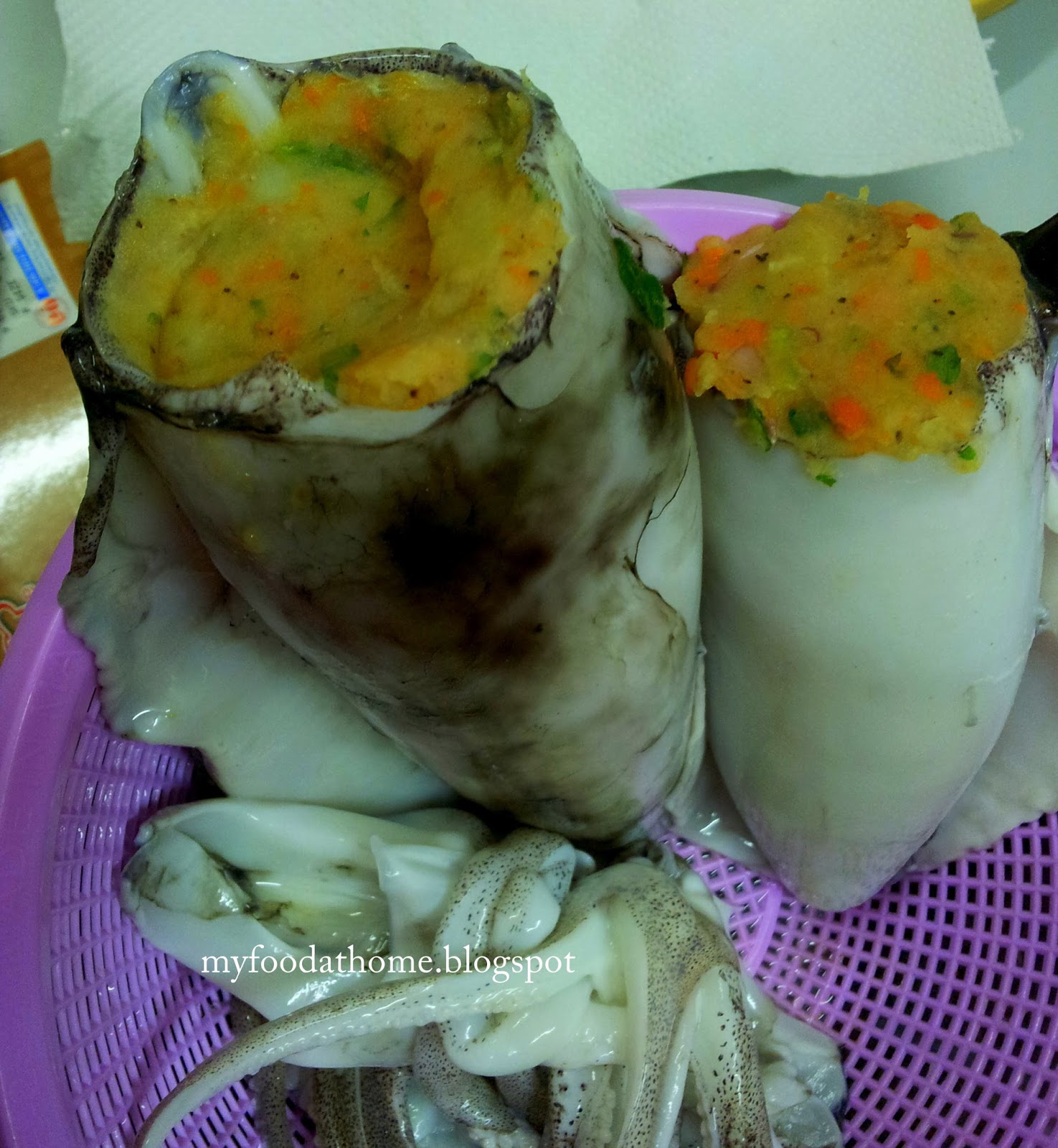 Ojingeo sundae...squid stuffed with spices