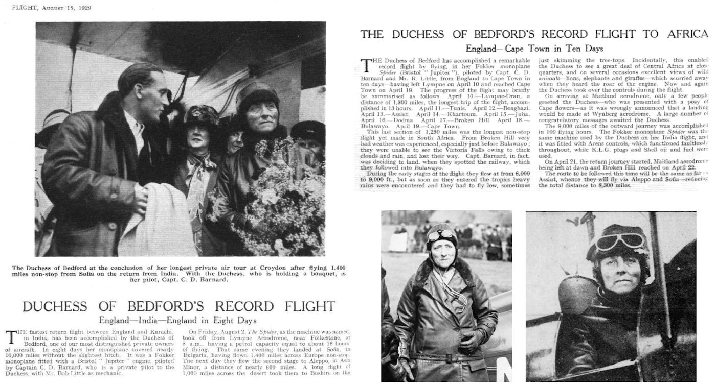 The Hidden History Blog : Mary Russell: The Flying Duchess, Nurse ...