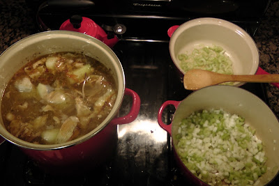 Journey to Food that gives Life: My Chicken Broth Process {Method}