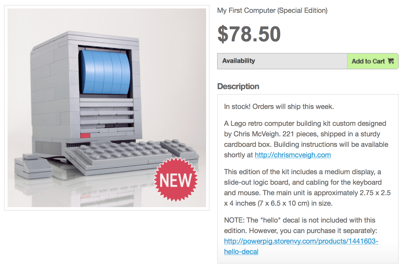 今度はSE！ LEGOでつくったオールドMacが発売開始 | トブ iPhone