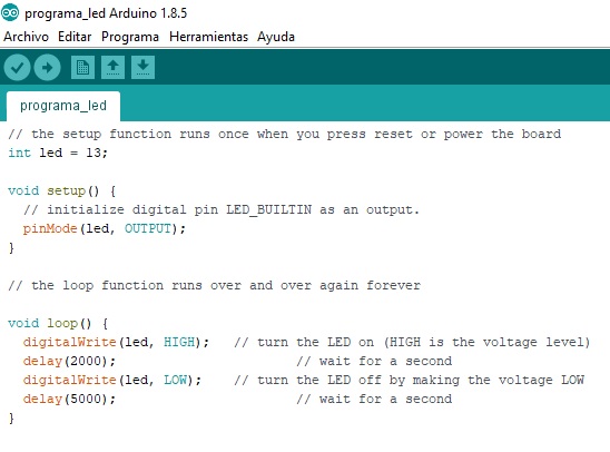 Escribir su primer programa en el IDE Arduino - SOLECTRO - MAKER ZONE