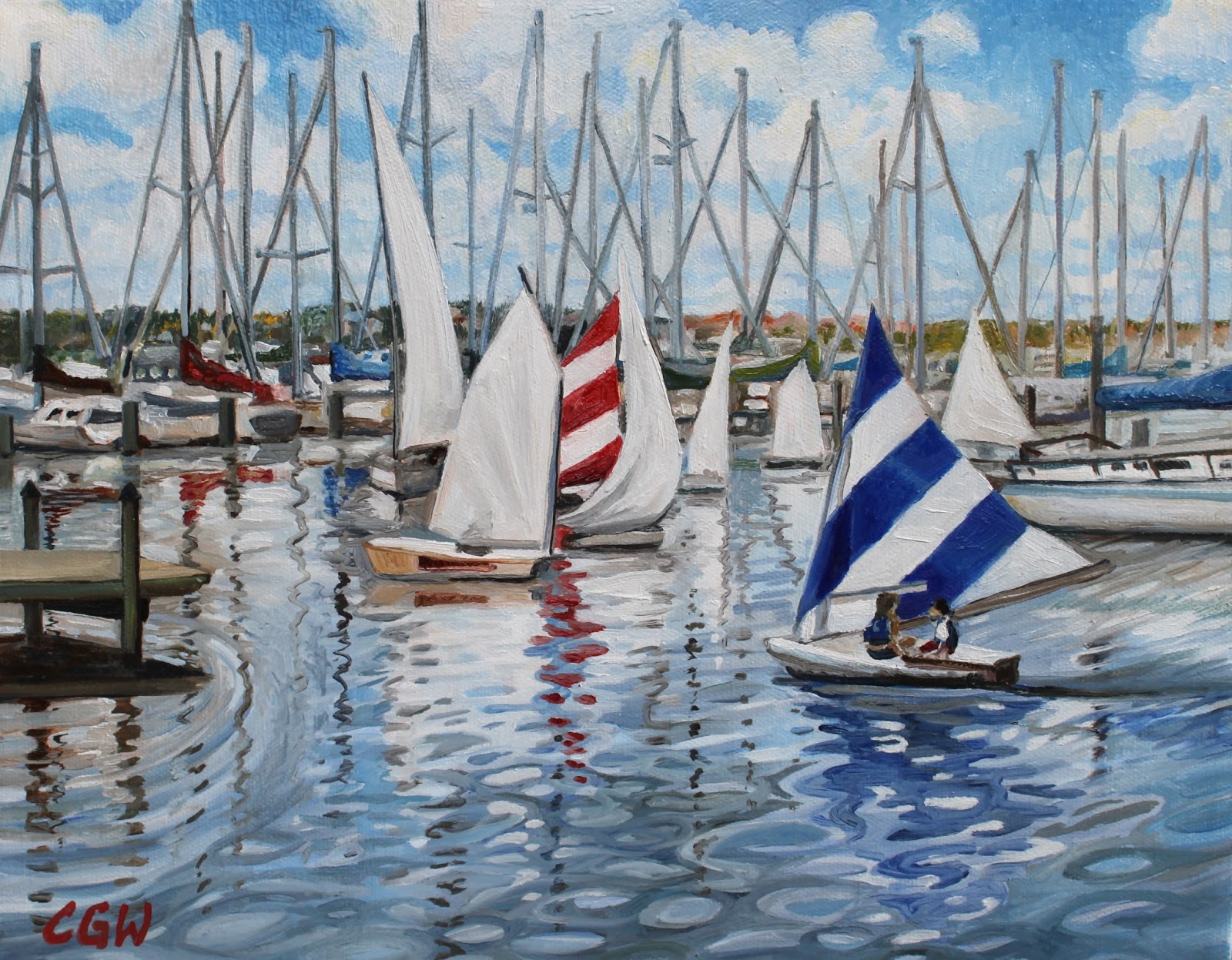 CoryWrightArt: Smooth Sailing