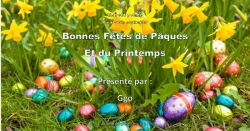 Mes créations pps et cartes virtuelles: Bonne Fêtes de pâques et du ...