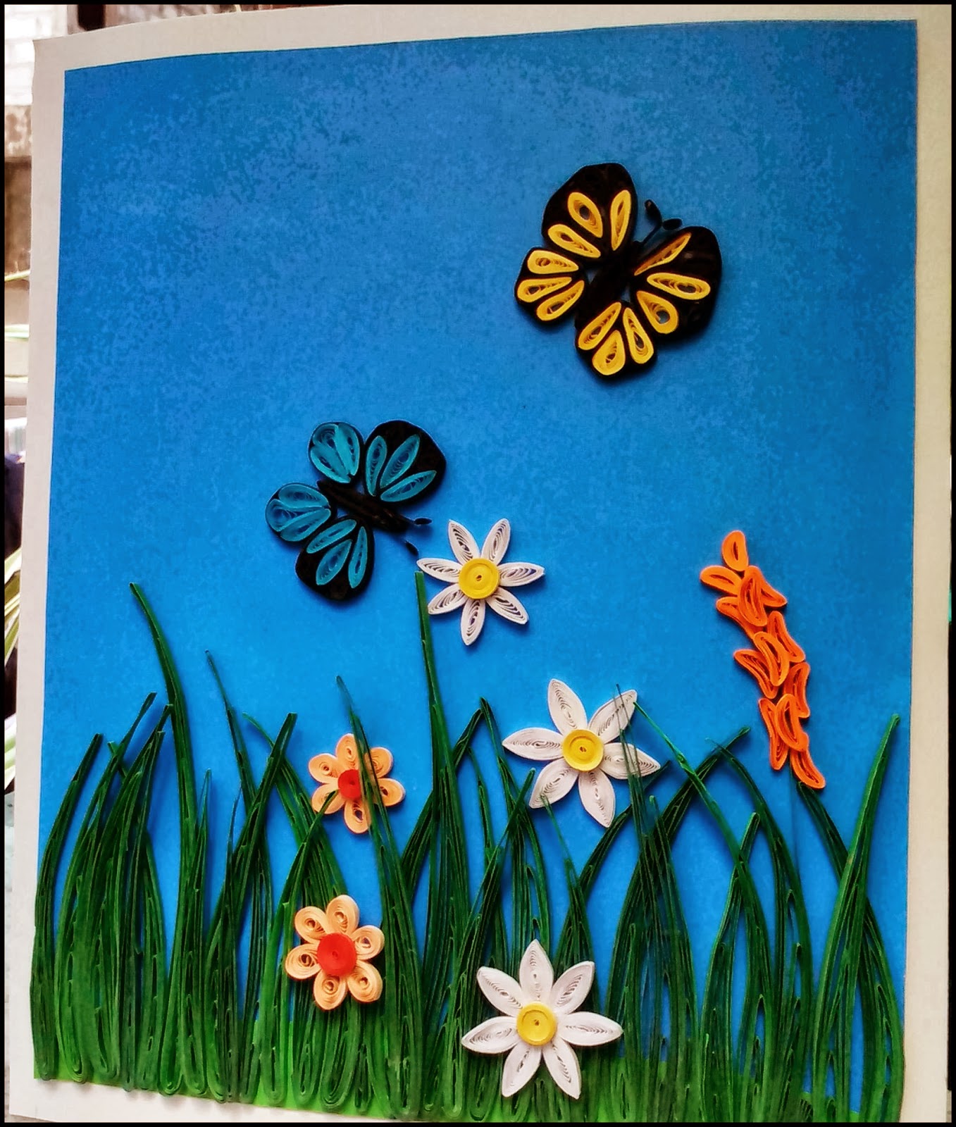 ...A ROOM FOR MY PAPER QUILLING: QUILLED GRASS