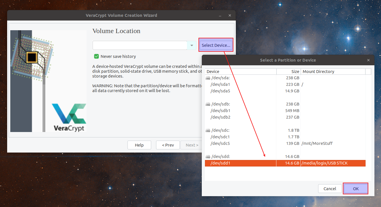 How To Encrypt An Usb Drive With Veracrypt Compatible With Windows Macos And Linux Linux