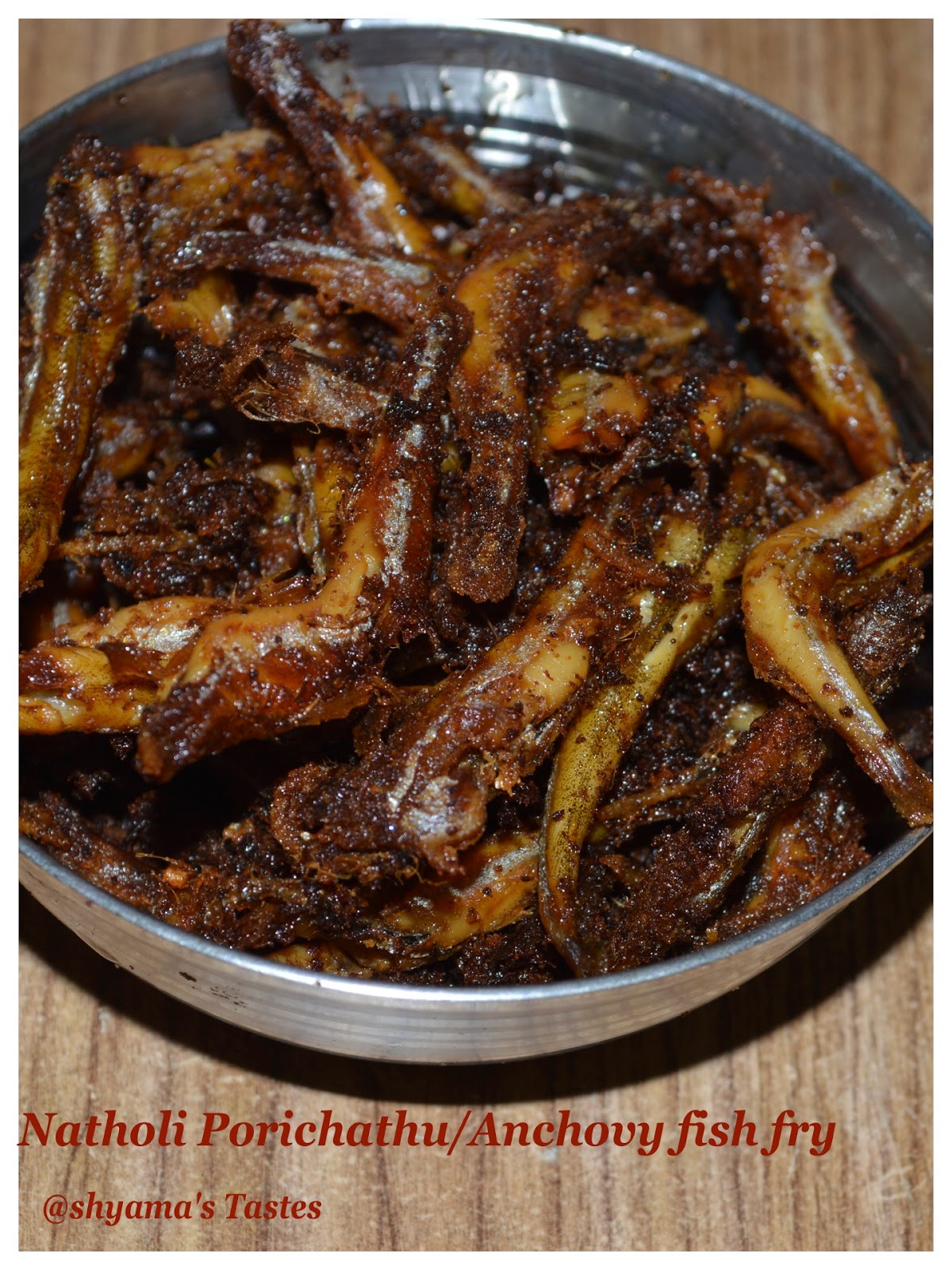 Shyama's Tastes: Netholi-Nethli Meen Fry/Anchovy Fry-Kerala Style