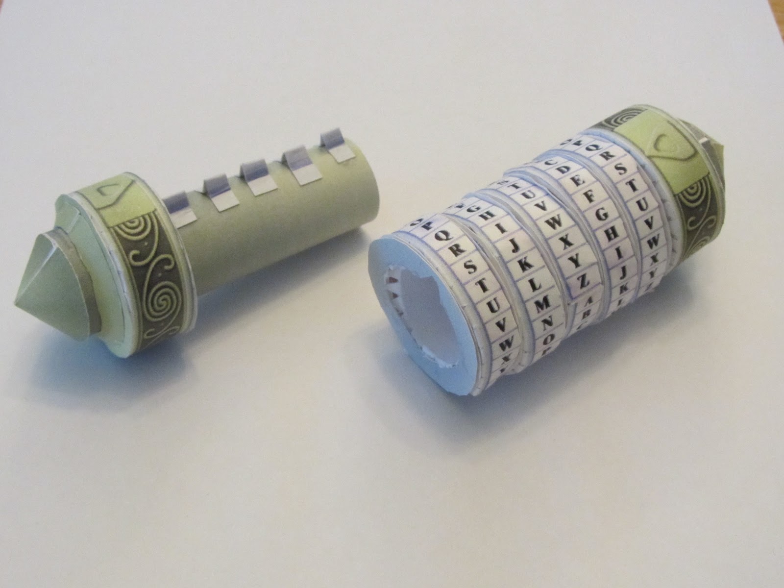 Brian's Damn Puzzle Blog: Paper Cryptex Puzzle