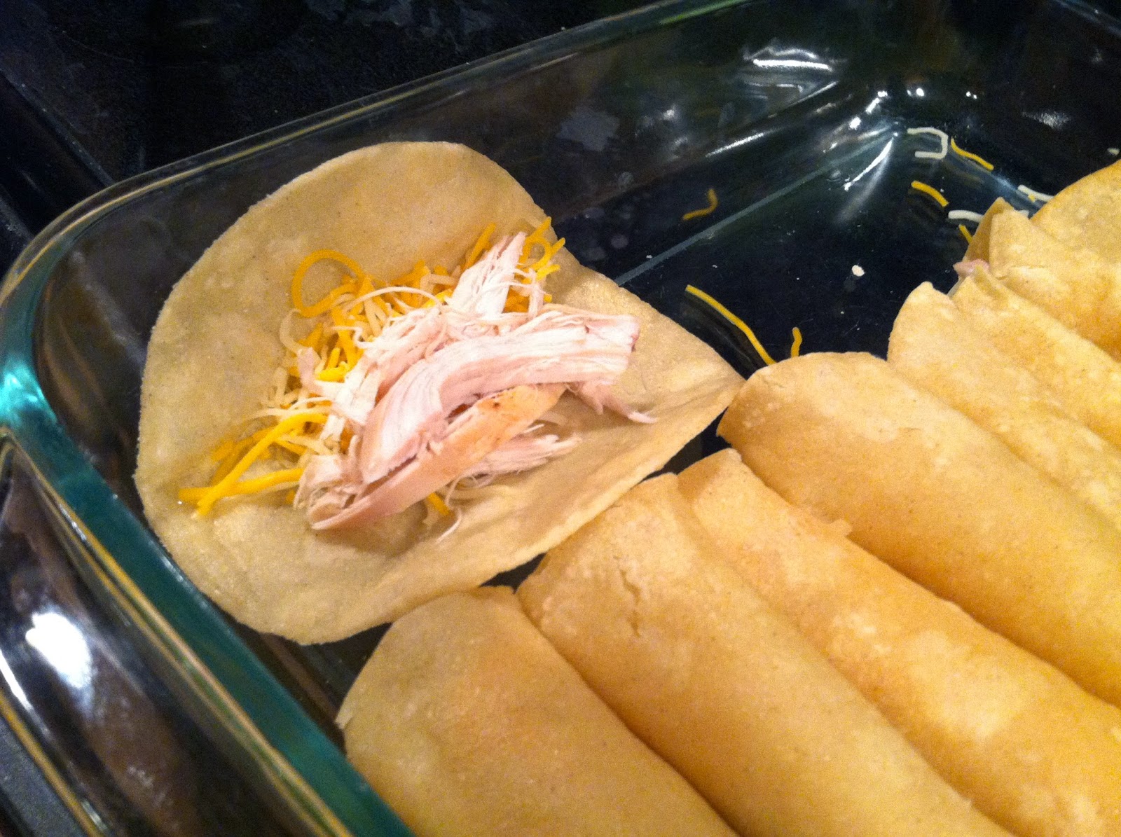 Love Me Tender...A Taste of Amber's Kitchen: Chicken Enchiladas