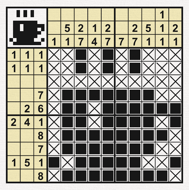 Nonograms Katana Solutions: 10X10 - CUPPA