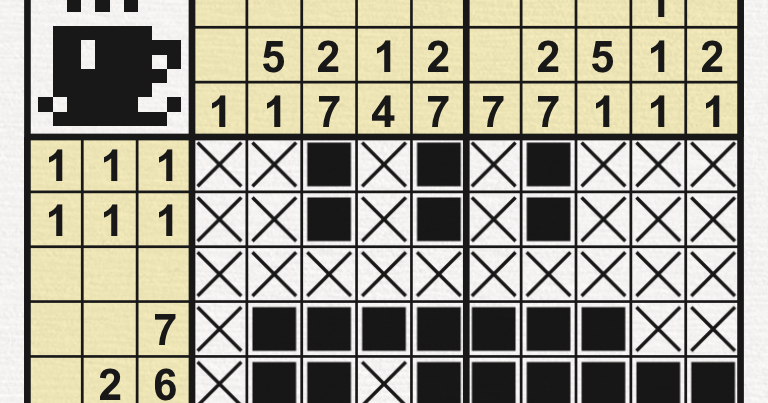 Nonograms Katana Solutions: 10X10 - CUPPA
