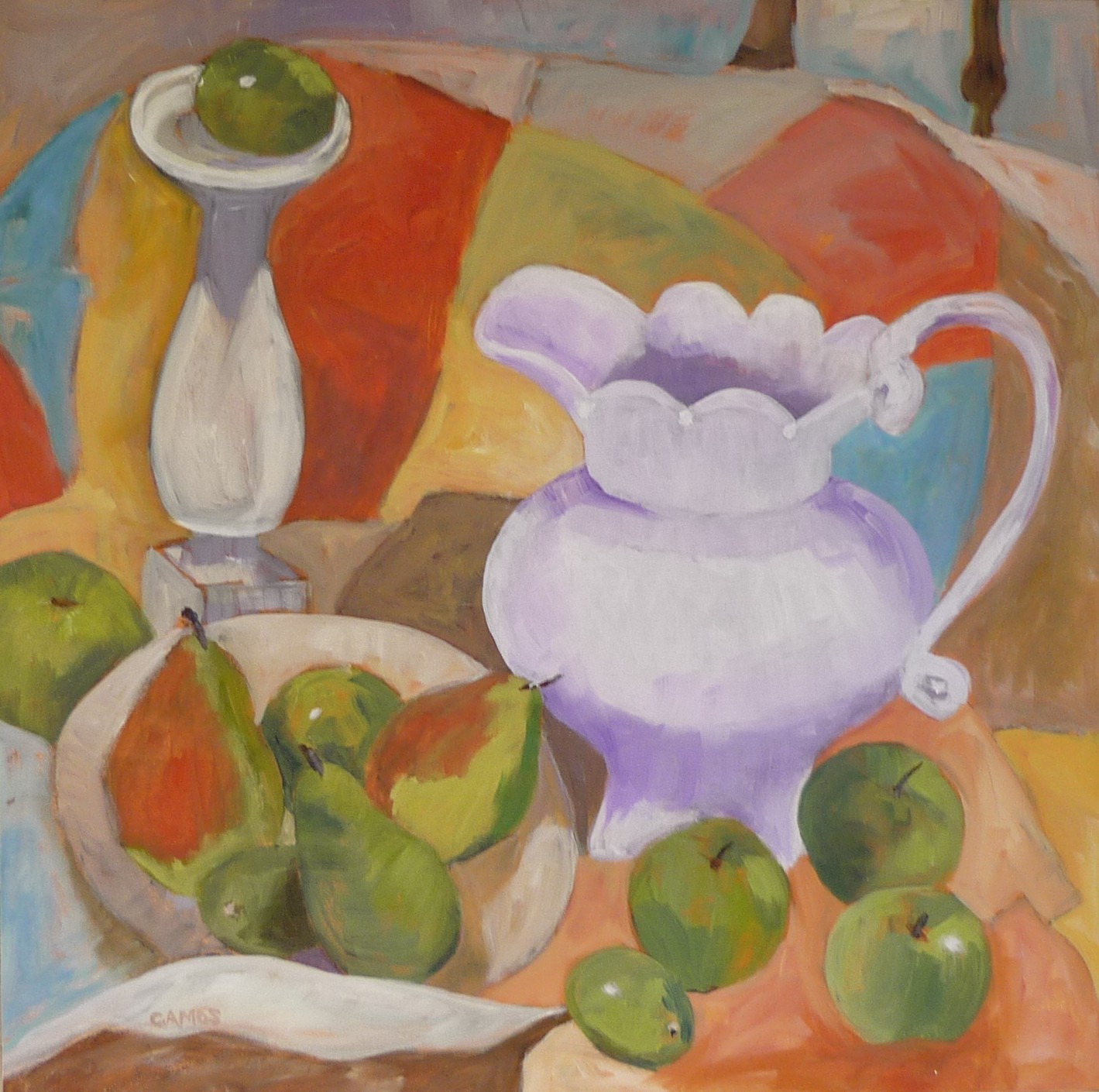 Gone Painting : Pastel Composition