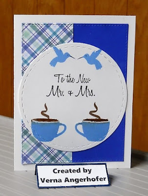 VA's Creative Clutter: Coffee Cups Wedding Card Entry #5