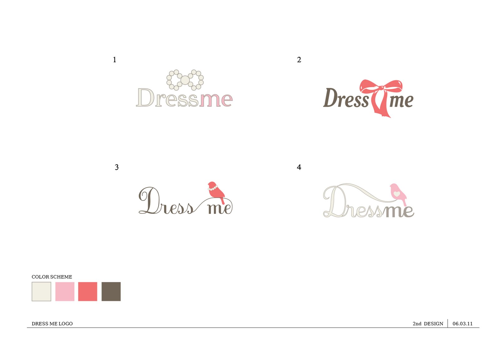 napang: LOGO DESIGN FOR DRESS ME SHOP :: 2nd SKETCH