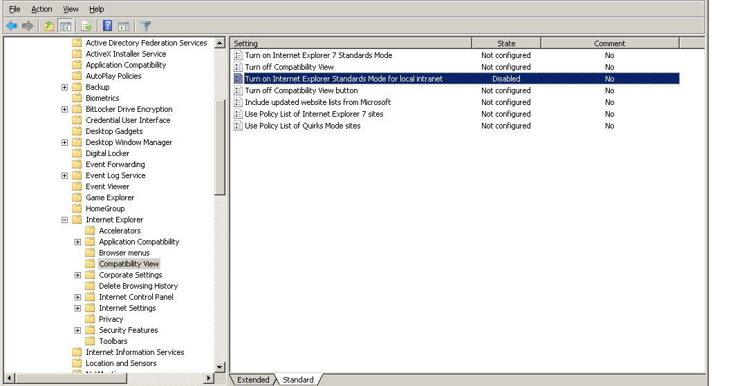 How to change compatibility view on internet explorer - wizardloced