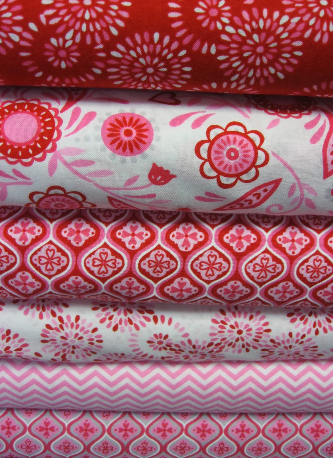 The Calico House Blog: Our Hearts are full of Pink and Red Fabrics.