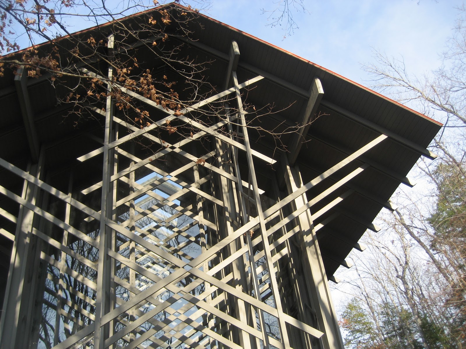 the art of where: visit to thorncrown chapel