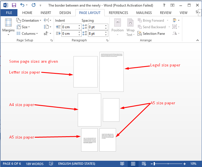 PAGE LAYOUT RIBBON - RAMESH'S BLOG