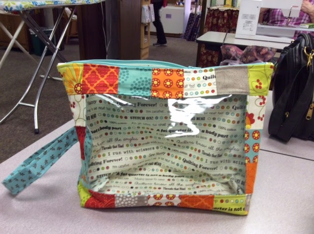 KnitWriteCookGo (and Sew): Charm School - Finished - Whatcha Got Bag