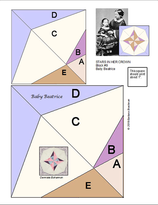 Barbara Brackman's MATERIAL CULTURE: Stars in Her Crown #9: Beatrice ...