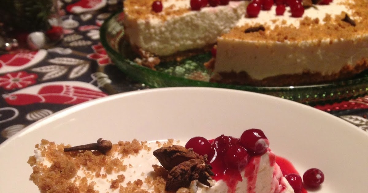 Ruokailmiö: Jouluinen pipari-rahkakakku