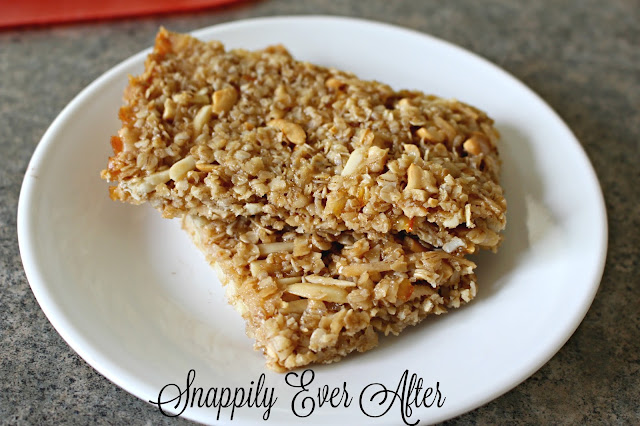 Snappily Ever After: Chewy Orange Granola Bars