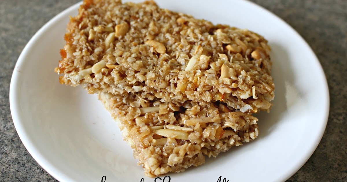 Snappily Ever After: Chewy Orange Granola Bars