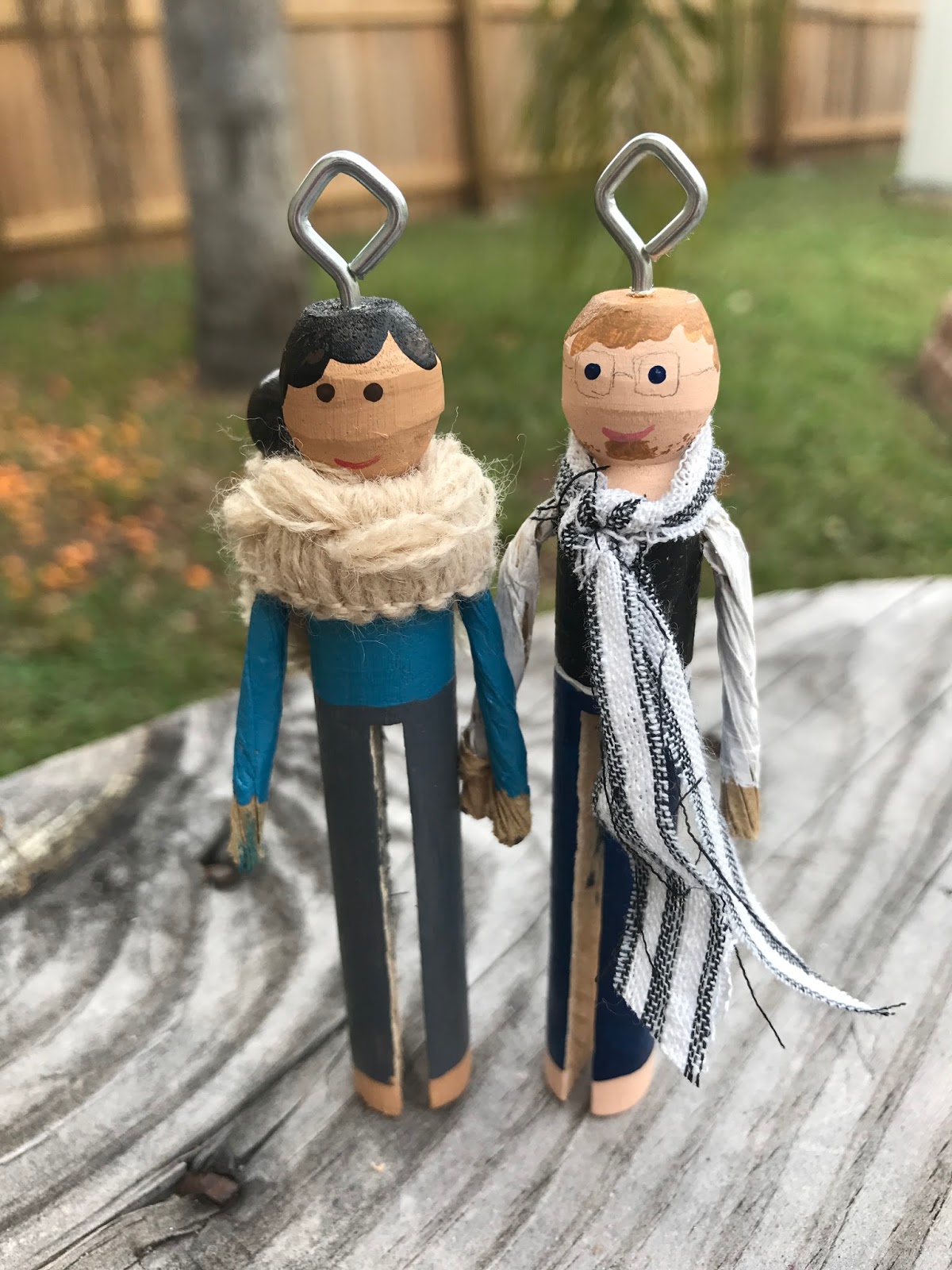 Serendipitous Discovery: DIY Clothespin People Family Christmas ...