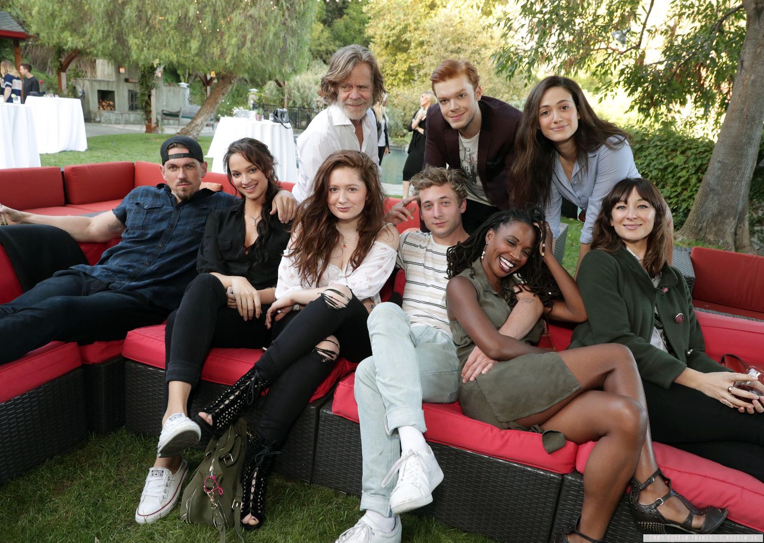 Shameless Cast || Season 7 Premiere Night Social Media Event - October ...