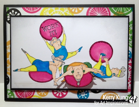 Art Impressions Blog: Challenge 102 - "Wobble It!" Use a Wobble