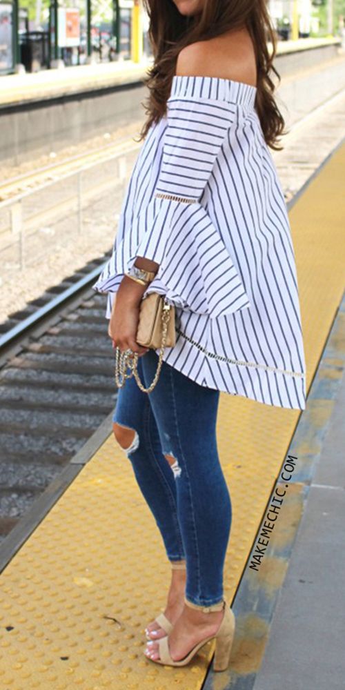 Fashion Flare♡♡: Top 7 Most Pretty Off Shoulder Outfits