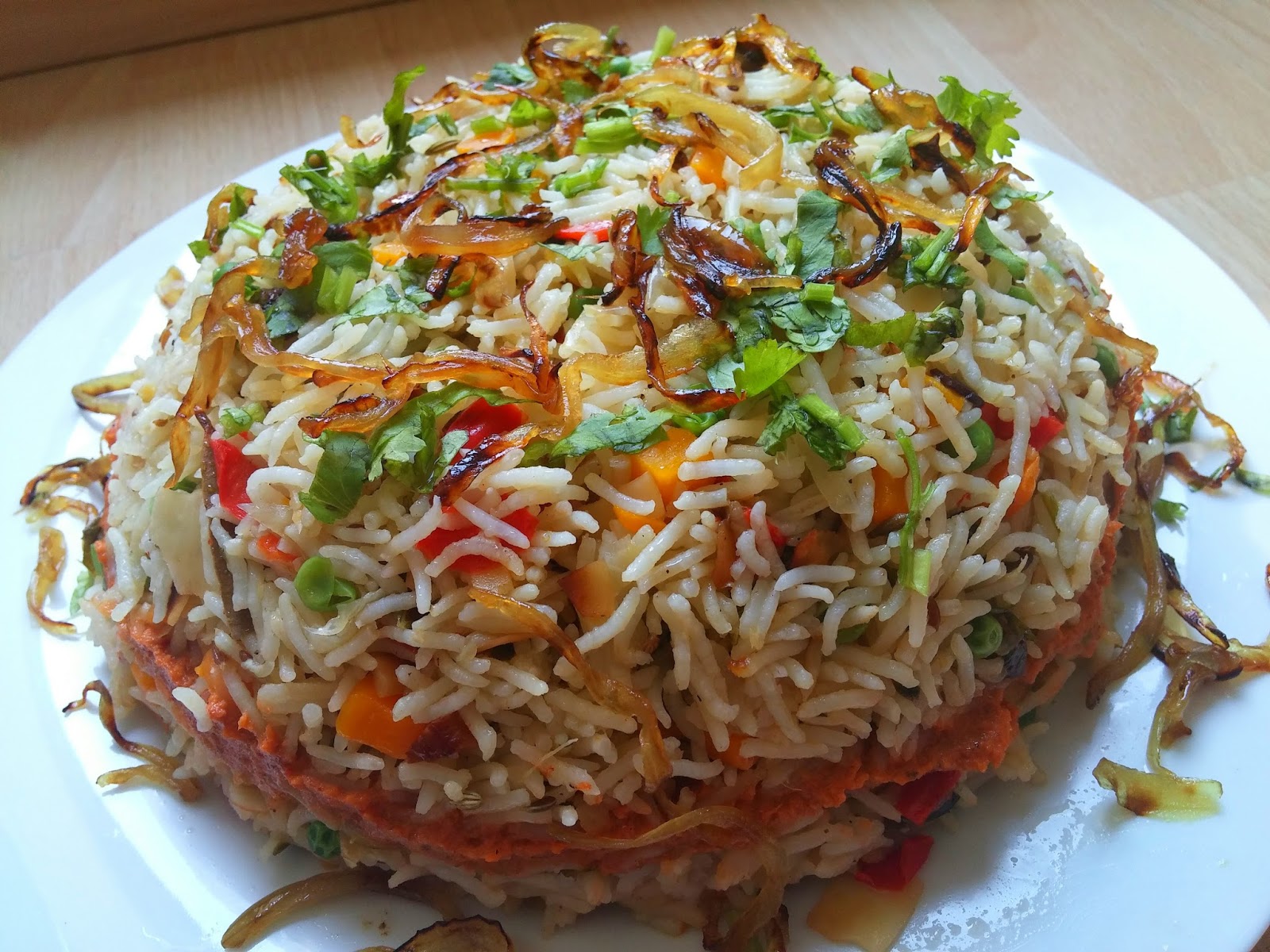 Just for Foodies!!: Shahi vegetable pulao with nawabi curry
