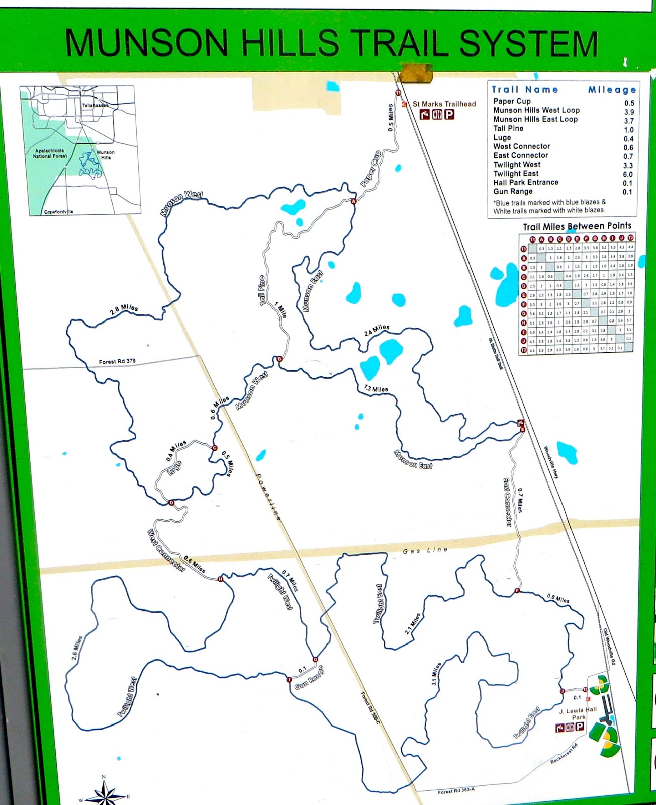 Chuck's Adventures: Biking Florida's Munson Hills Mountain Bike Loops