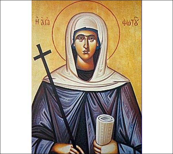 2 ΑΥΓΟΥΣΤΟΥ: ΓΙΟΡΤΑΖΕΙ Η ΟΣΙΑ ΦΩΤΕΙΝΗ Η ΚΥΠΡΙΑ... ΑΣΚΗΤΕΥΣΕ ΣΕ ΣΠΗΛΙΑ ...