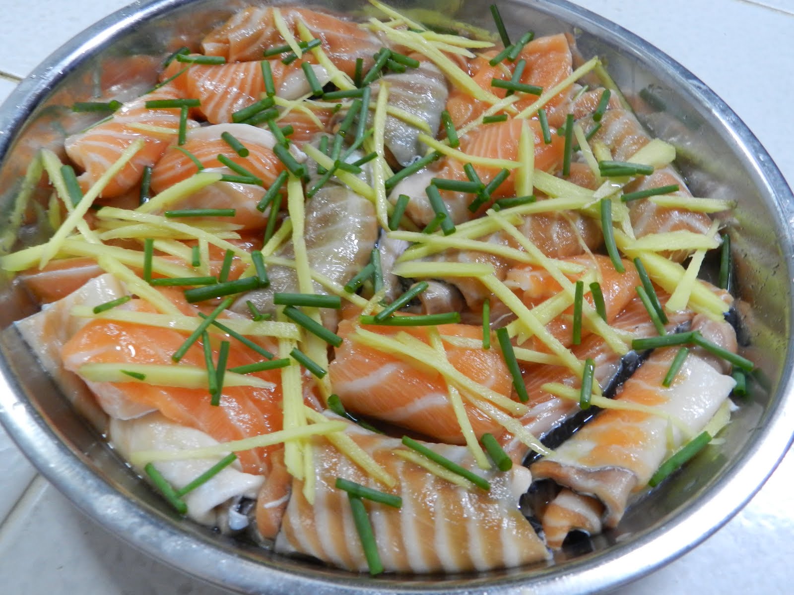 A Pepper's Love: Steamed Salmon Fillet