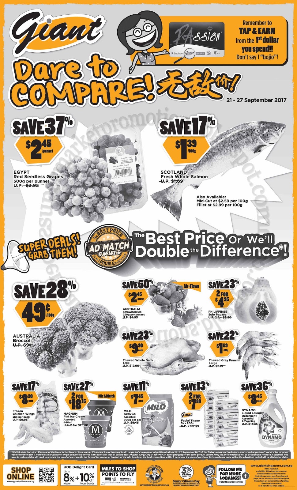 Giant Dare To Compare! Promotion 21 - 27 September 2017 ~ Supermarket ...