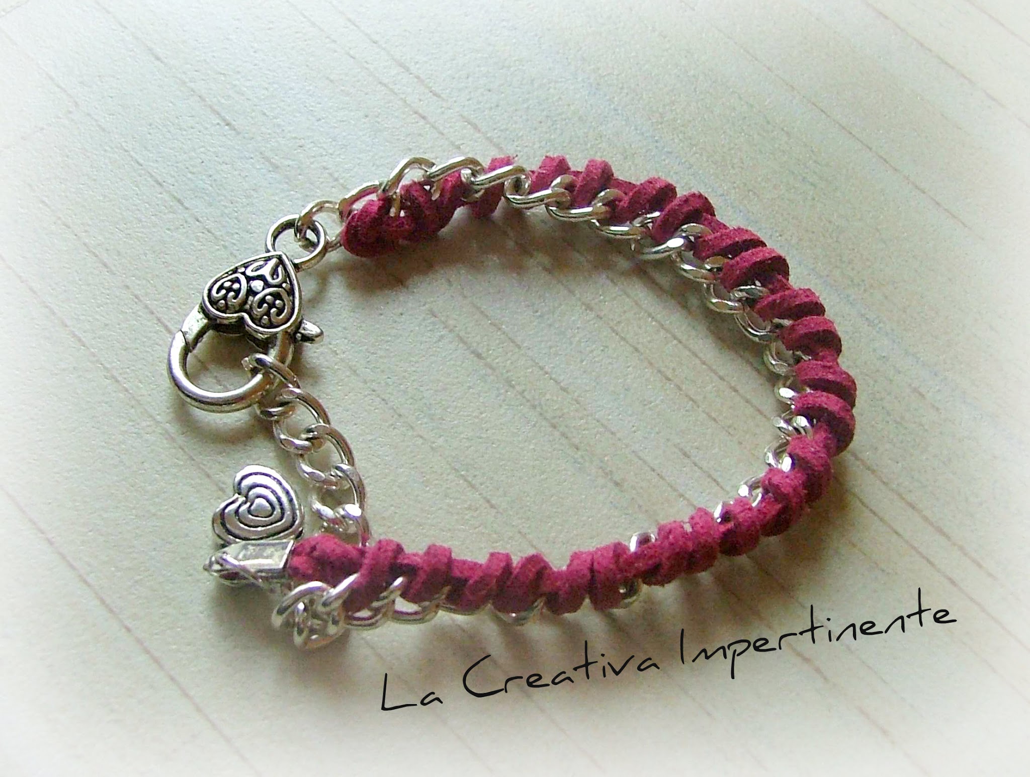 Bracciali Catena e Fettuccia: tutorial e chiacchere, semplicissimi e ...